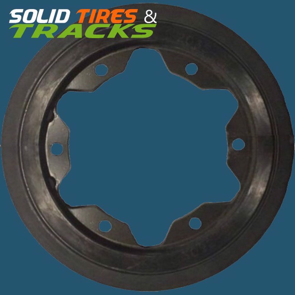 CAT 10" Solid Intermediate Bogie Wheel-Heavy Duty - solidtiresandtracks.com