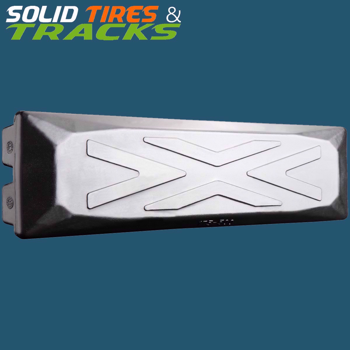 24" 600 mm Bolt - On Rubber Pads for Excavator Steel Tracks ...